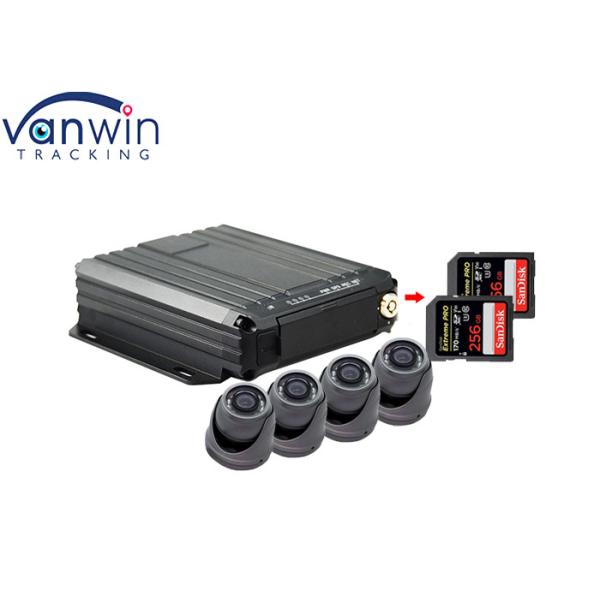 Quality 1080P 4 Channel AHD dual SD MDVR mobile vehicle dvr system for sale