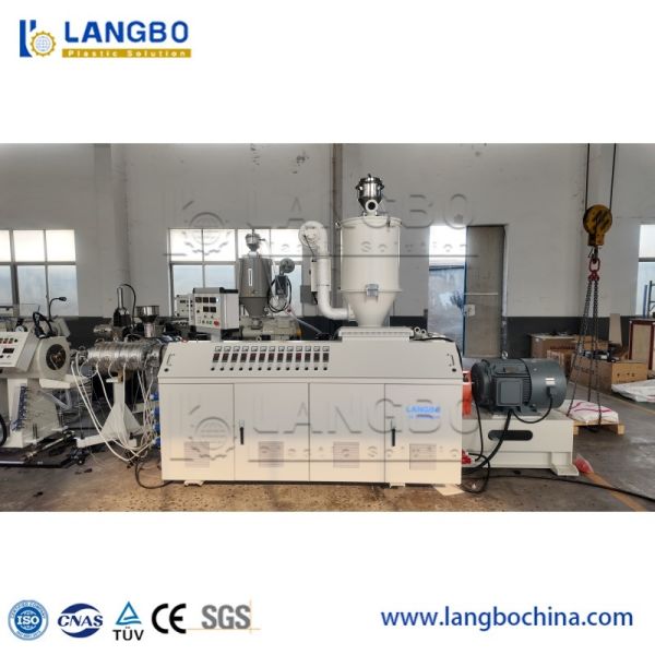 Quality 20-110mm Reinforced PPR HDPE UPVC Pipe Extrusion Machine Line , Pipe Screw Extruder Machine for sale
