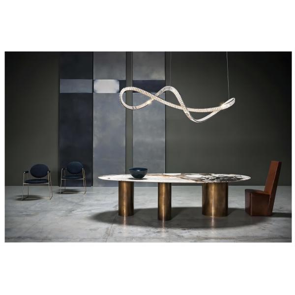 Quality Italian Light Luxury Minimalist Crystal Chandelier Exhibition Hall Design for sale