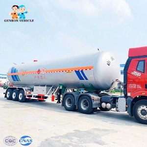 Quality Three Axles Lpg Q345R ASME 40ton 40000L Semi Tanker Trailer for sale