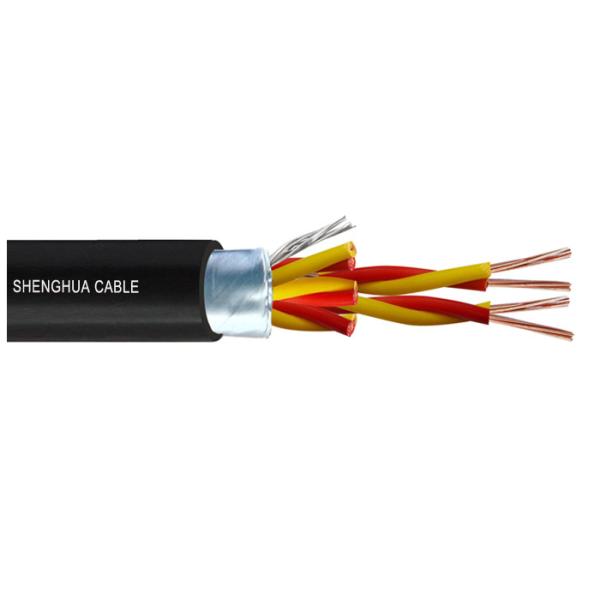 Quality PE Insulated Al Foil Plastic Screen Shielded Instrument Cable Stranded Copper for sale