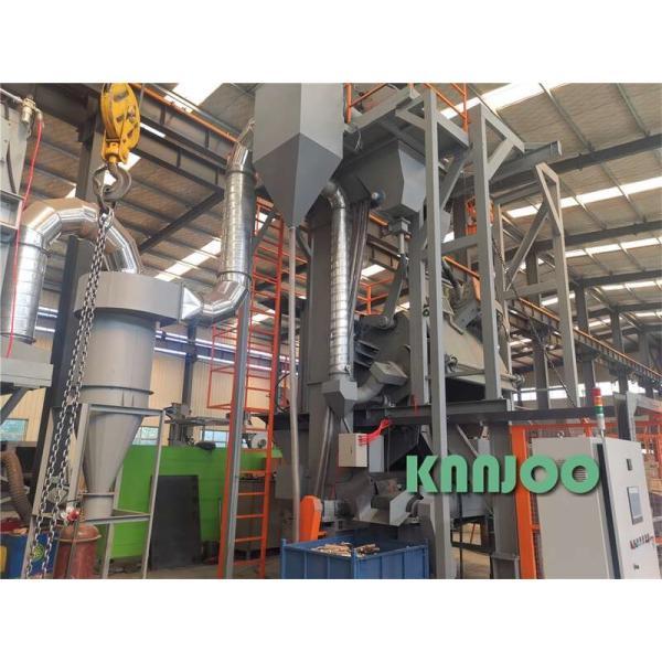 Quality Forging Parts Cleaning Tilting Drum Auto Blasting Machine 440V for sale