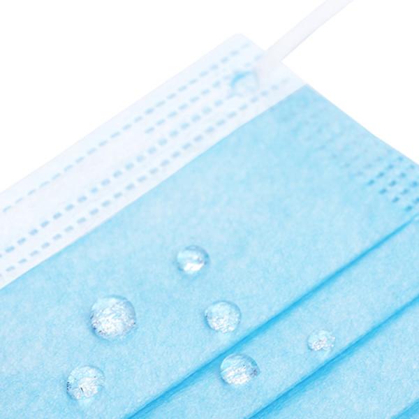 Quality Three layer Blue Mint Smell Earloop Disposable Mask for sale