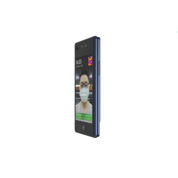 Quality 0.3m-2m Face Recognition Body Temperature Scanner 10.1 Inch Capacitive Touch for sale
