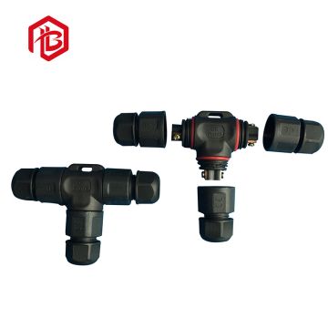 Quality IP67 IP68 Screw Contact 2 3 Pin T Type Waterproof Electronic Wire Connector 2/3 for sale