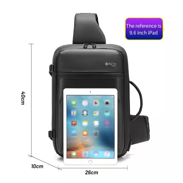 Quality 20L Smart LED Backpack Sling Chest Bag With LED Screen Display for sale