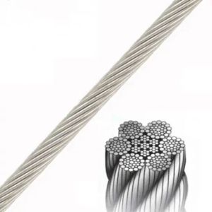 Quality High Carbon Galvanized Steel Cable 7x7 6x19 FC IWRC 6x36 19x7 Trolleying Steel for sale
