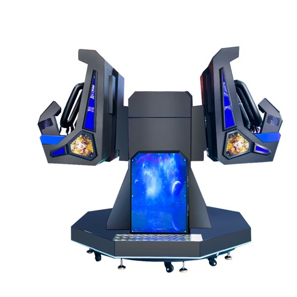 Quality 9D VR Roller Coaster Simulator Double Seats | Interactive 360° Rotation Virtual for sale
