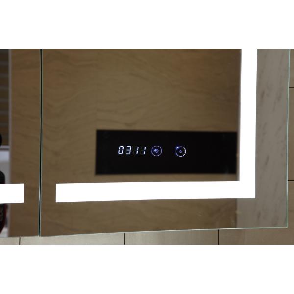 Quality Modern Luxury LED Illuminated Mirror Cabinet Rust Resistant Customized for sale