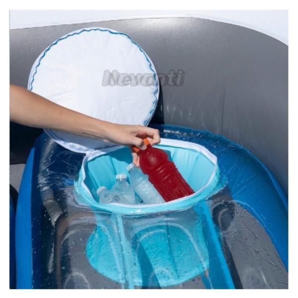 Quality Newest Inflatable Airtight Water Party Boat for Island Float 5-10 Person for sale