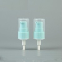 Quality 18mm 20mm Fine Mist Spray Tops For Disinfectant Solid Blue Ribbed for sale