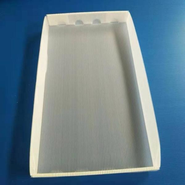 Quality Polypropylene Corrugated Plastic Crates White Hollow Sheet Tray Archival Waterproof Box for sale