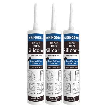 Quality Water Resistant Silicone Adhesive Sealant Acetic Clear RTV Glass Sealant for sale