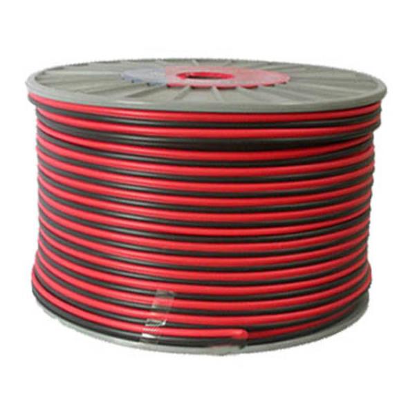 Quality Flexible Transparent PVC Jacket Red Black Stranded Speaker Wire CCA for Car for sale