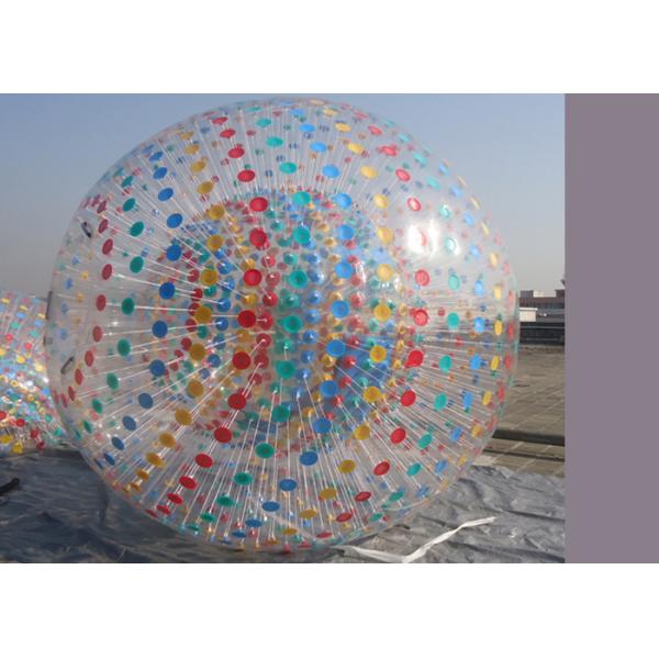 Quality Blue Dots Hamster Inflatable Zorb Ball for sale