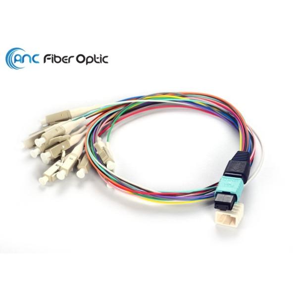 Quality OM3 MPO Fiber Optic Cable 0.9mm Harness Cable Assembly For MPO Cassette for sale