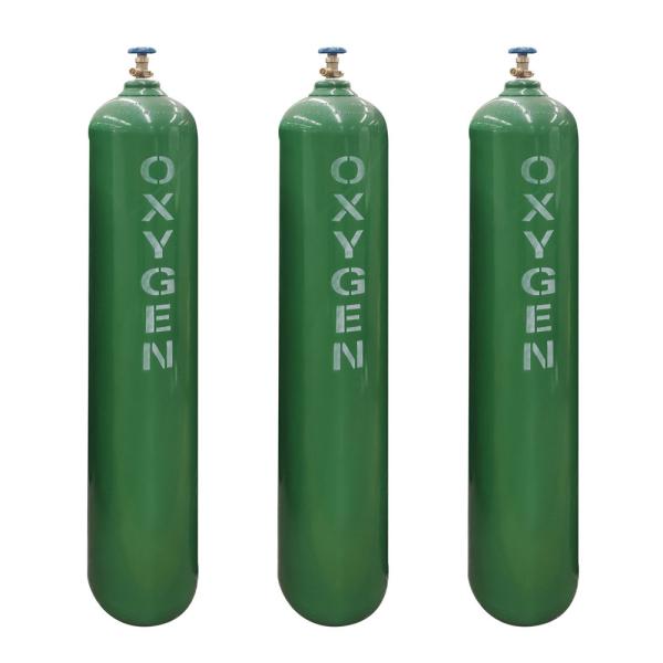 Quality Brazing Gas Cylinders Suppliers 47L O2/H2/CO2/Helium/Argon/N2 Gas Cylinders With for sale