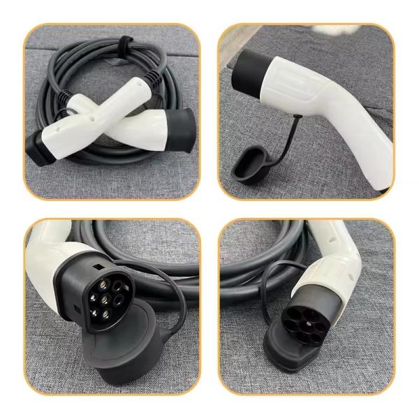 Quality LP55 Protection Level Type 2 Double Gun Extension Cable for EV Charging 16A CE for sale