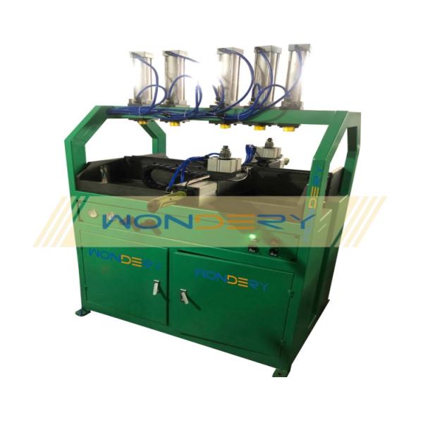 Quality Manual Radiator Plastic Tank Crimping Machine 850mm Max Core Size for sale