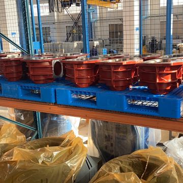 Quality GA55 Atlas Copco Air End Rebuild Screw Air Compressor Inlet End for sale