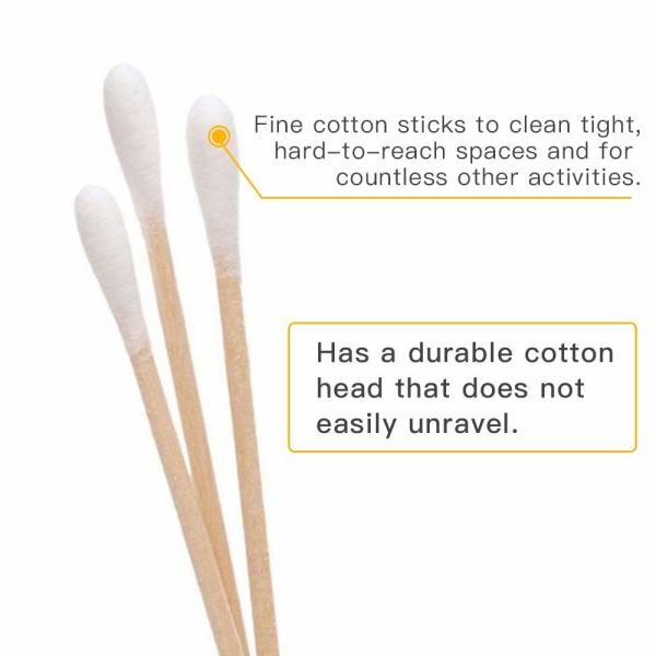 Quality OEM 100pcs 6 Inch Medical Cotton Tipped Applicators for sale