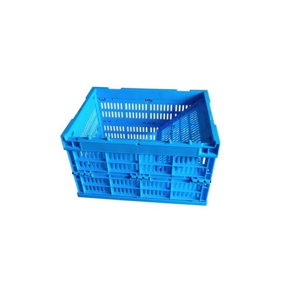 Quality Small Size 400*300mm Blue Fruit And Vegetable Plastic Crates for sale