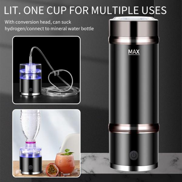 Quality healthy hydrogen ionizer h2 bottle 350ml for sale