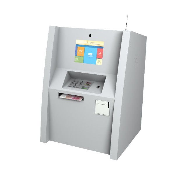 Quality Tabletop / Wall Mounted 10inch Mini ATM machine With Cash Dispenser for sale