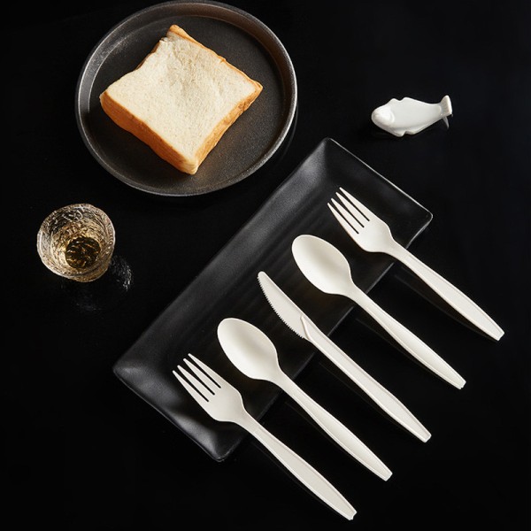 Quality Disposable Tableware Knife Spoon And Fork Restaurant Takeaway for sale