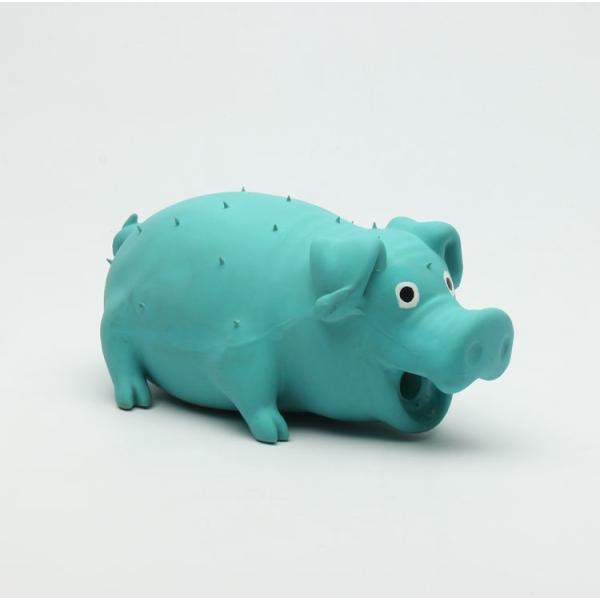 Quality commercial PIG squeeze squeaky dog latex toy with sound for sale
