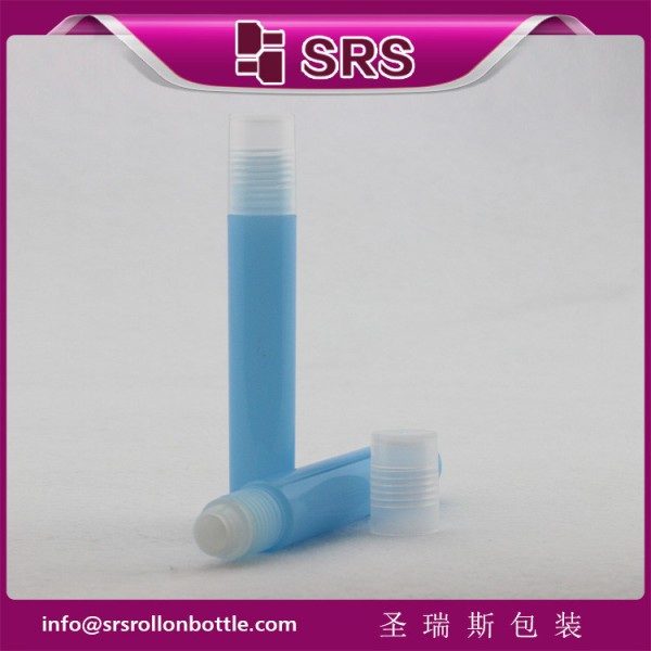 Quality RPP-15ml perfume bottle roll-on plastic ball plastic cap for sale