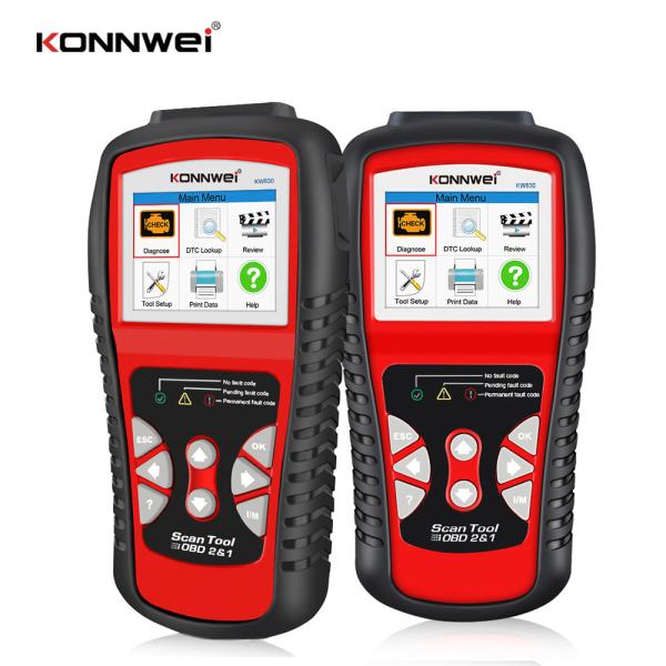 Quality 2.8 Inch Konnwei Scan Tool Check Engine Light Diagnostic Tool For All 12V Cars for sale
