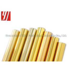 Quality Platen Stamping PET 0.64m*360m Gold Hot Stamping Foil for sale