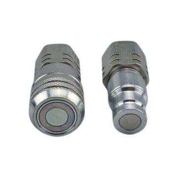 Quality 5/8'' Carbon Steel Flat Face Quick Release Couplings for sale