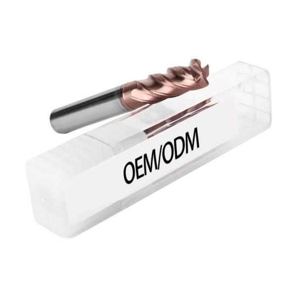 Quality HRC60 Unequal Solid Carbide Corner Radius End Mills for Steel for sale