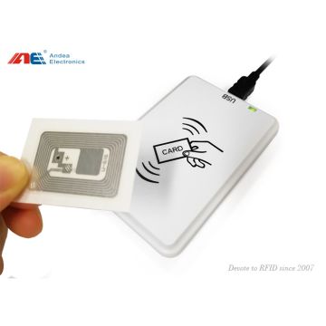 Quality Multiple Protocols USB Desktop RFID Reader Writer Keyboard Emulation Output UID for sale