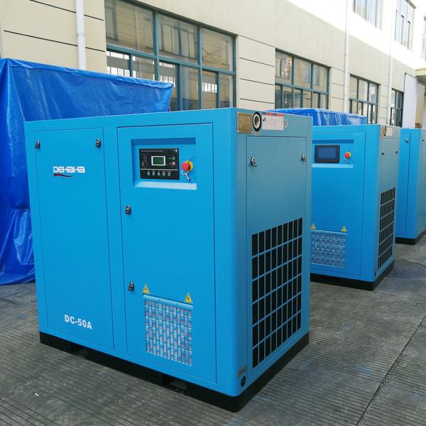 Quality 230cfm Industrial Screw Air Compressor 37kw 8 Bar Fixed Speed Compressor for sale