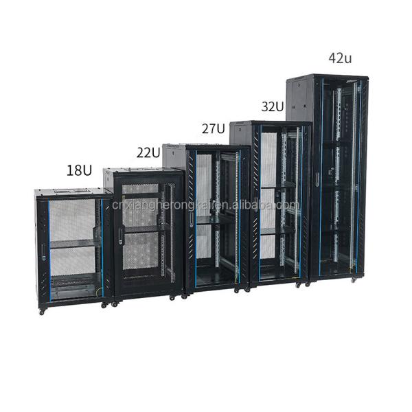 Quality SPCC Cold Rolled Steel 4u 6u 9u 12u 22u 27u 32u 36u 42u 47u Standard Server Cabinet for sale