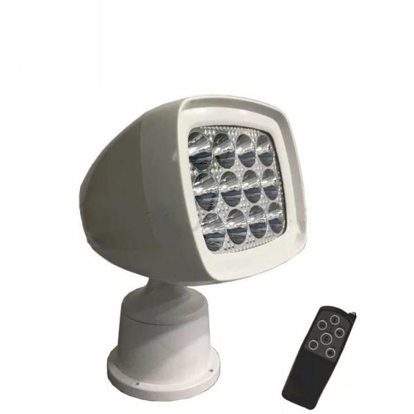 Quality 125degree DC 12v Led Boat Searchlight 6500lm With 4M Cable for sale