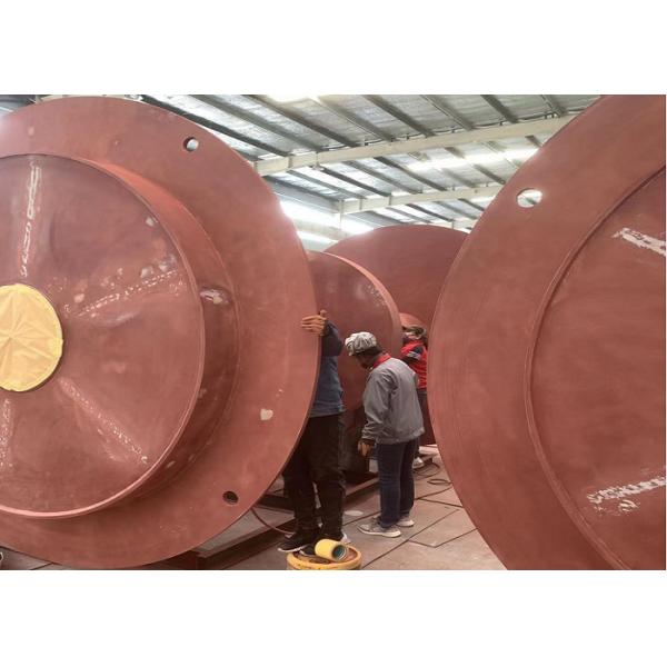 Quality S355j2+N Material Diameter 2960mm Wire Rope Winch Drum For Marine Equipment for sale
