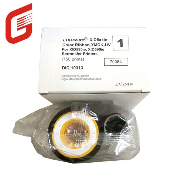 Quality XID8300 Color UV Ribbon DIC10313 YMCK-UV for XID 8600 Card Printer Nylon for sale