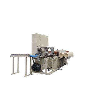 Quality Automatic Maxi Toilet Tissue Paper Roll Band Saw Cutting Machine for sale