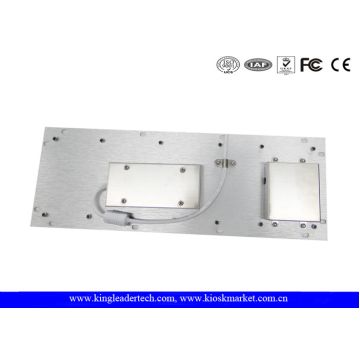 Quality Compact USB Industrial Computer Keyboard with Optical Trackball and Korean for sale