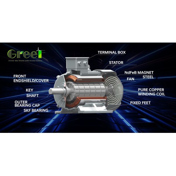 Quality Low Rpm Permanent Magnet Generator Customized 5kw 10kw 50kw 200kw with 3 Years Warranty for sale