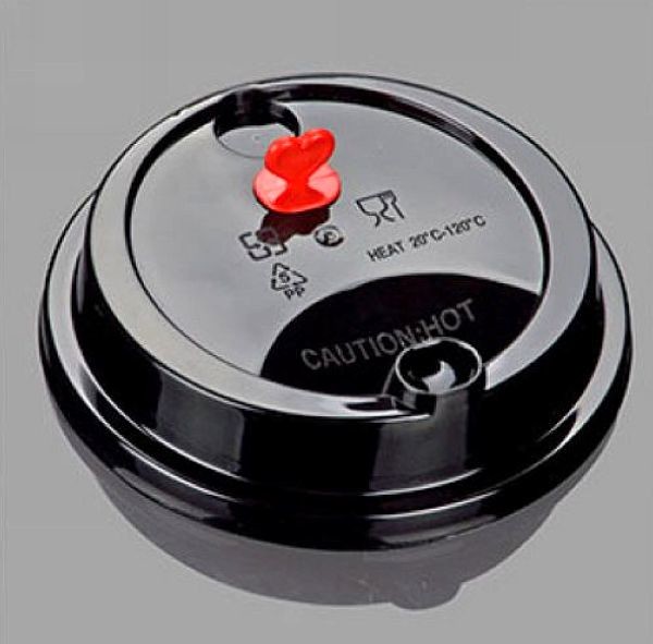Quality Pp Coffee Plastic Cup Lid For Hot Drink 100% Renewable Resources Durable for sale