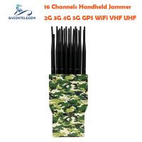 Quality UMTS Portable Signal Jammer 21 Bands 315mhz 433mhz 868mhz 3.5G GPS for sale