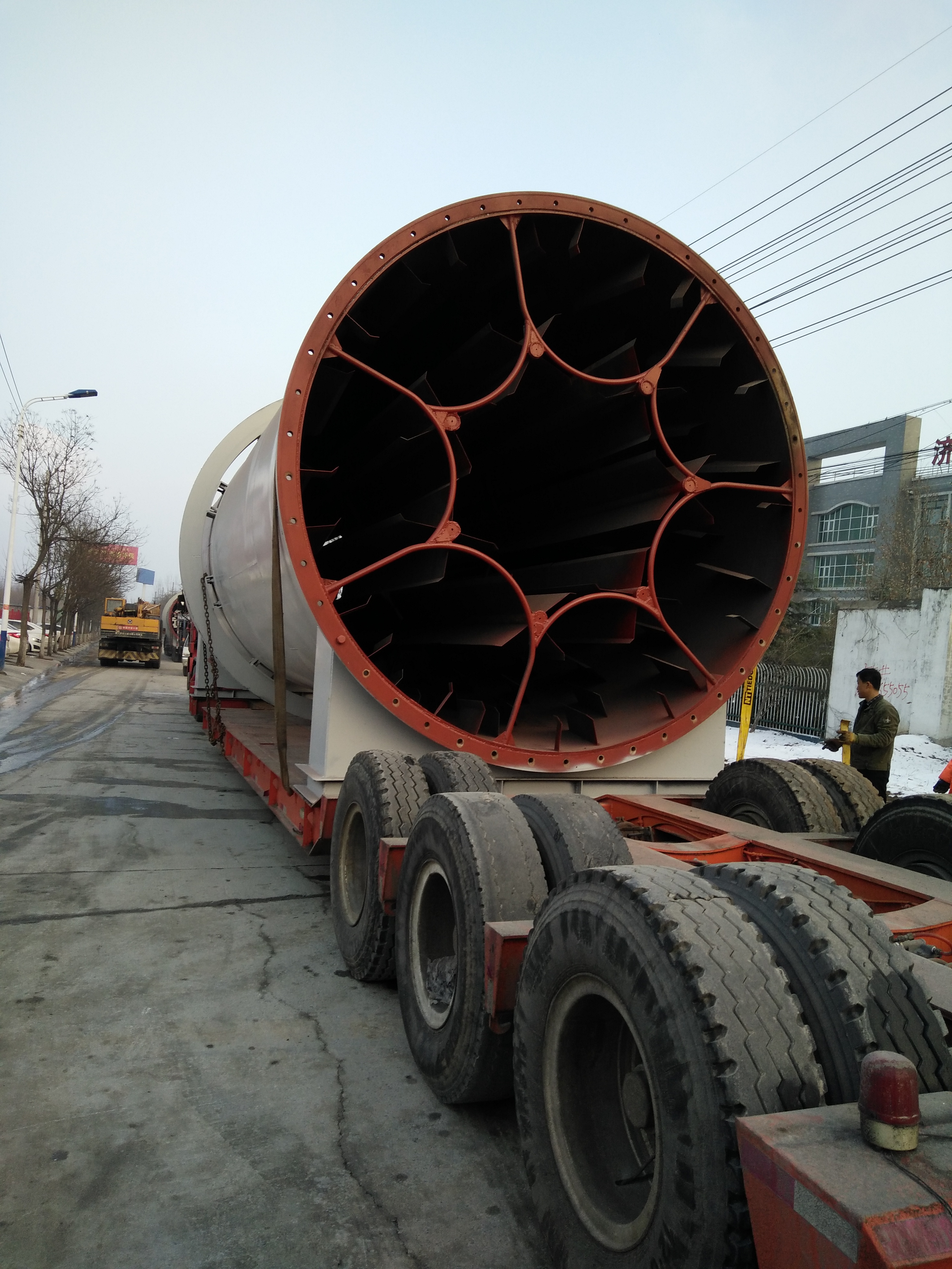 1000kg/H Wood Sawdust Dryer 4-37kw Power Industrial Drum Dryer