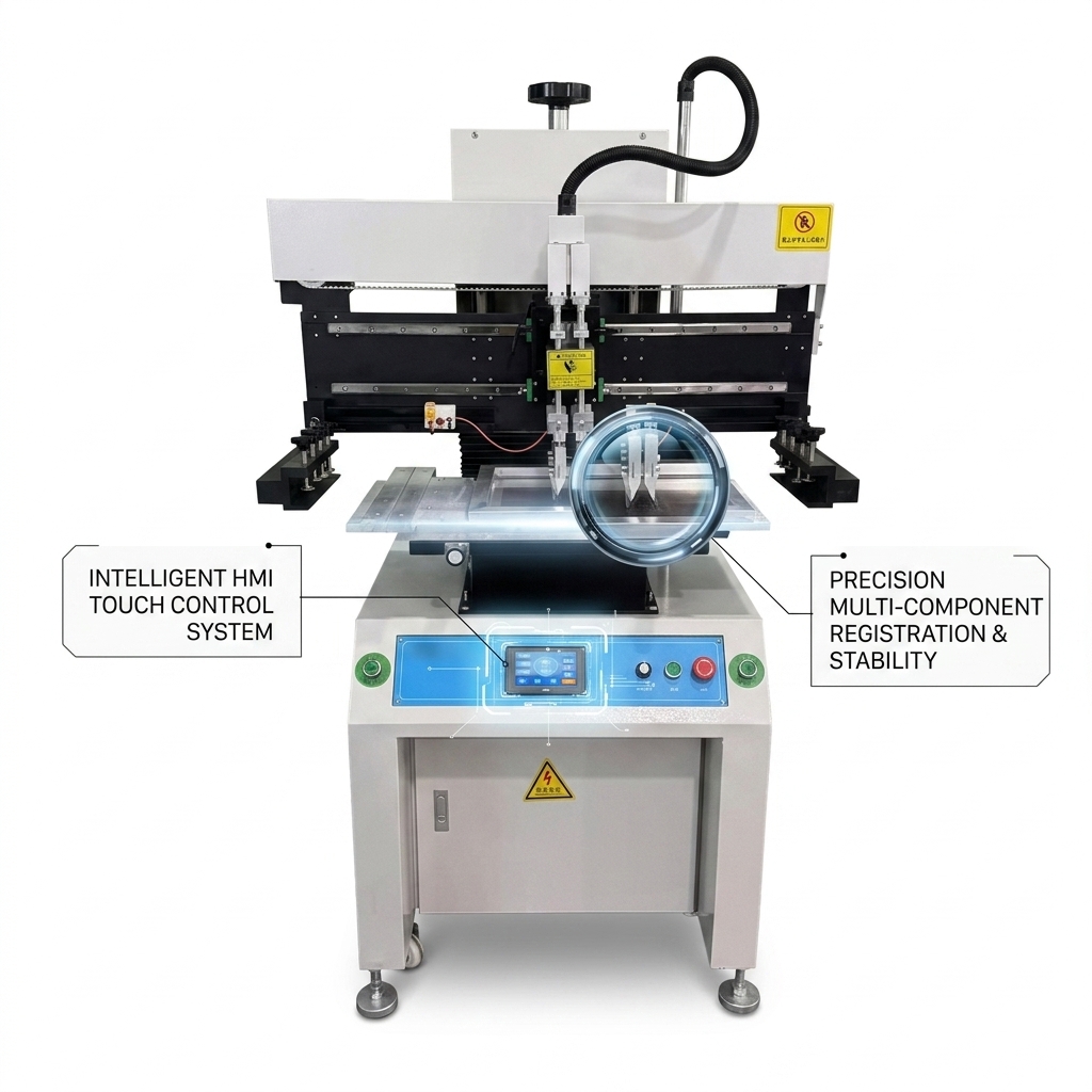 Quality PCB SMT Fully Automatic Vision Solder Paste Printer for sale