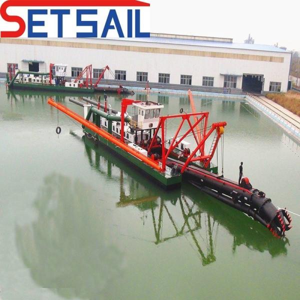 Quality 8.8m Total Width Diesel Engine Hydraulic Pump Cutter Suction Dredger with for sale