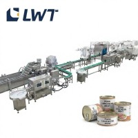 Quality 220V/380V Pork Luncheon Meat Canned Food Production Line Automatic Filling for sale